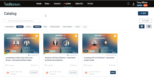Introducing Learn- the Ultimate Lightweight Sales Coaching Solution » Skillibrium